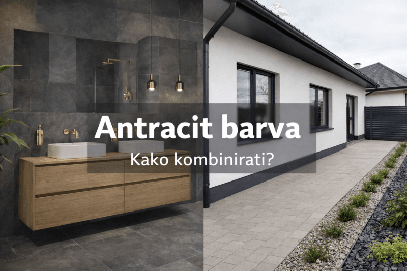 Antracit barva: 7 idej in nasvetov za pravo kombinacijo
