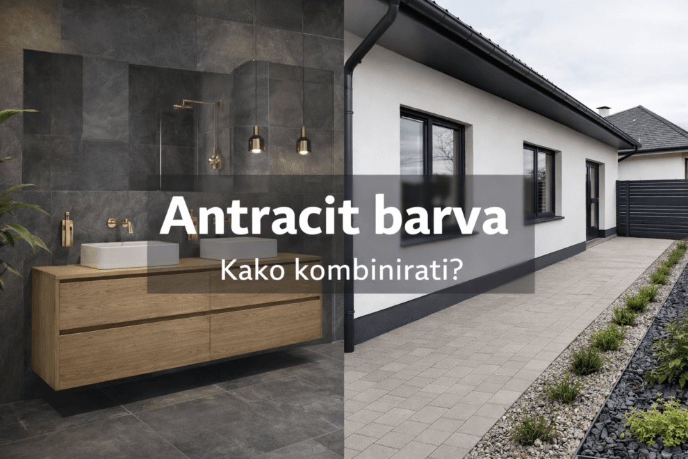 Antracit barva: 7 idej in nasvetov za pravo kombinacijo